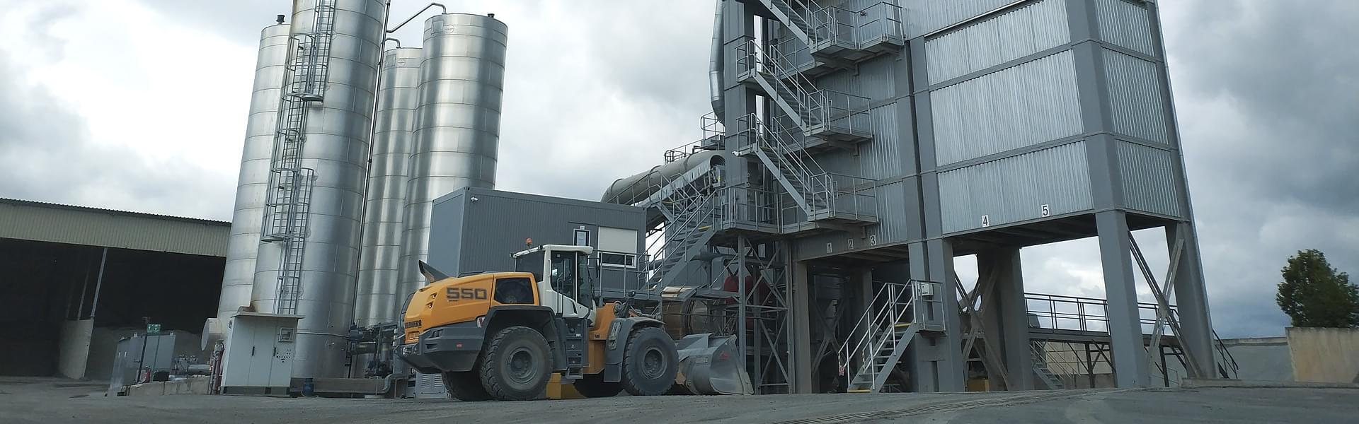Asphalt plant OMT – Obalovna Moravská Třebová | EUROVIA Asfalt